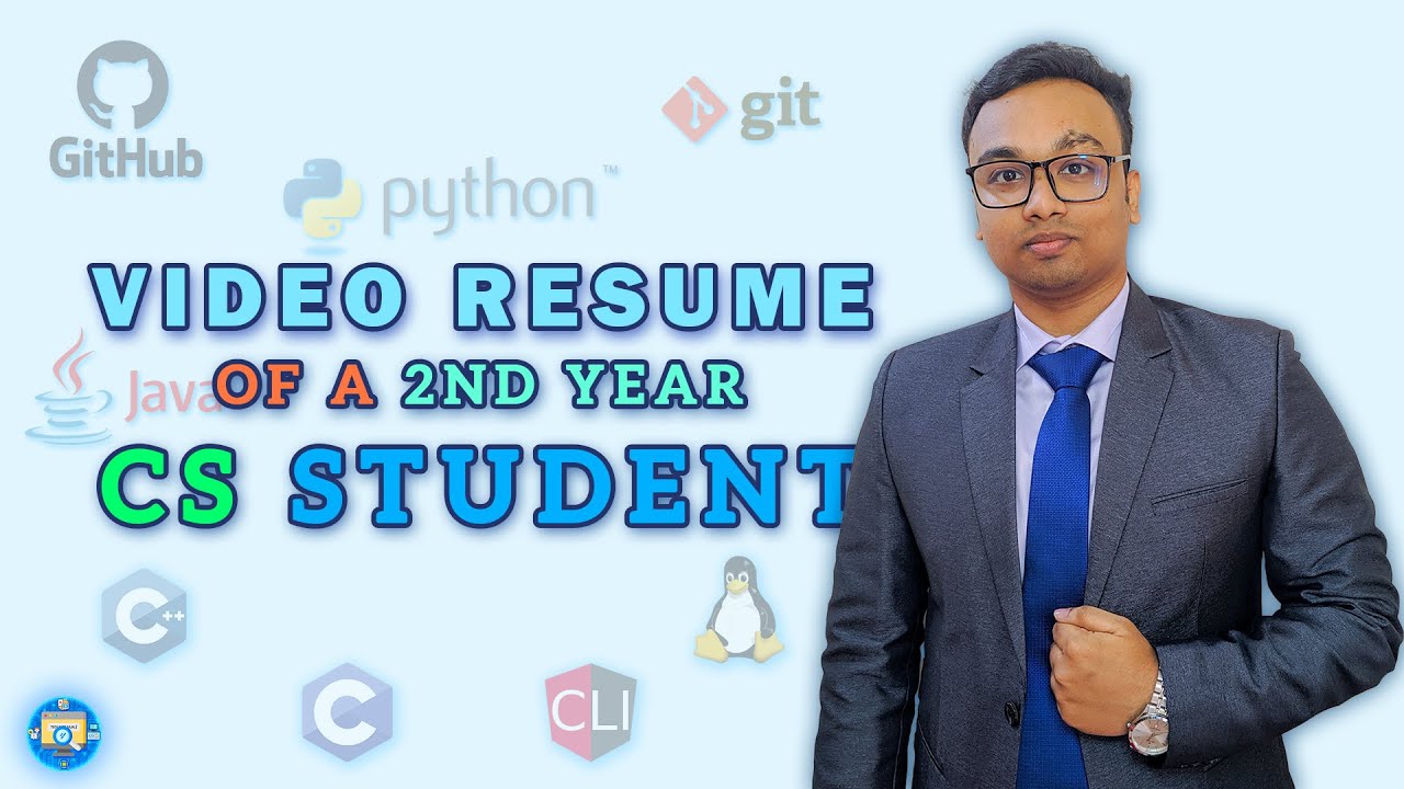 Video Resume // Resume of a CS Student // Sajal Das // Fresher ...