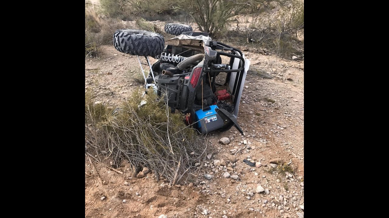 16 RZR XPT4 Crash - YouTube
