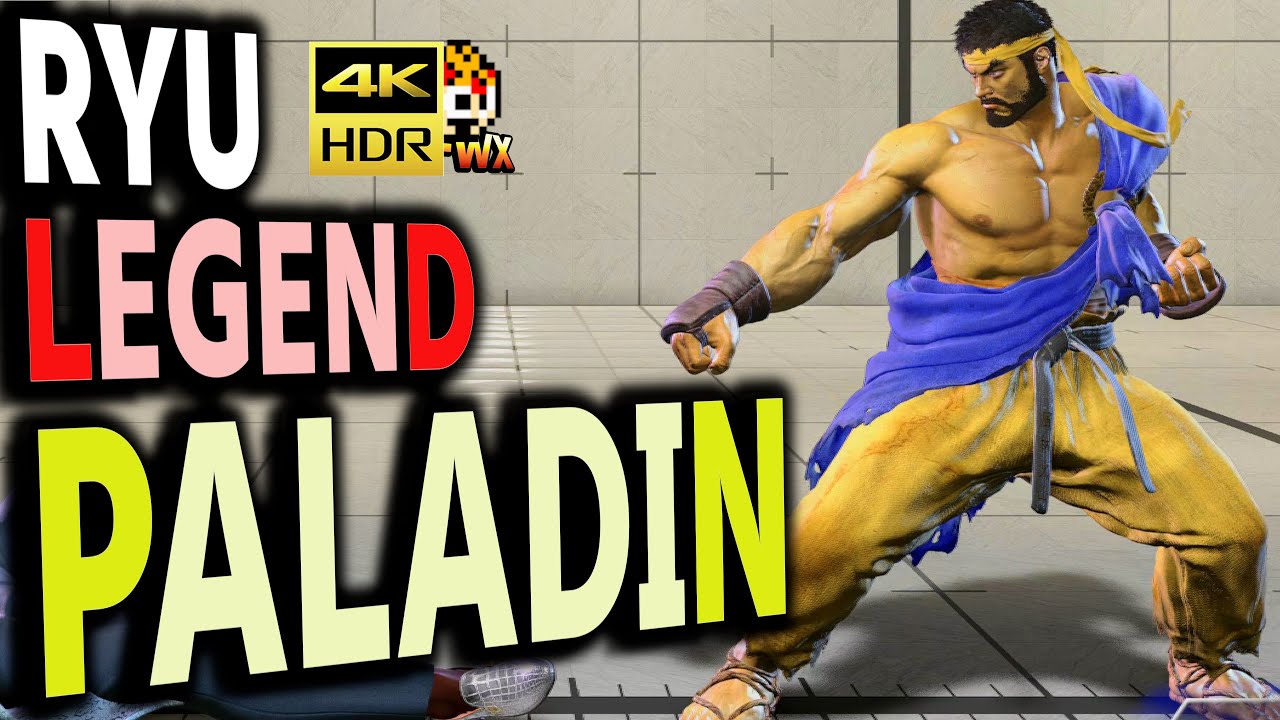 SF6: Paladin Ryu Legend VS Akuma | sf6 4K Street Fighter 6 Season2 ...