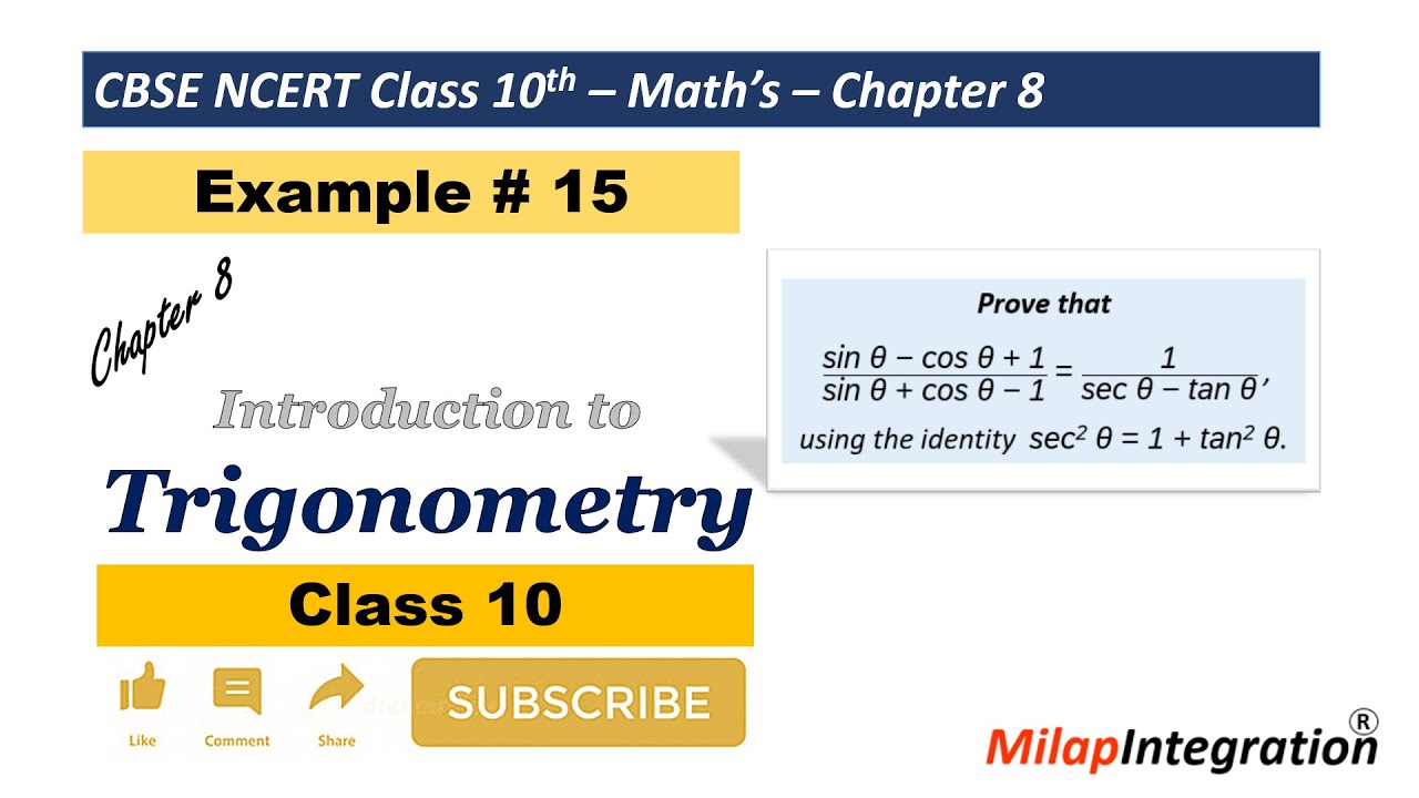 Introduction to Trigonometry | Ex. 15 Chapter 8 | Class 10 | Maths ...