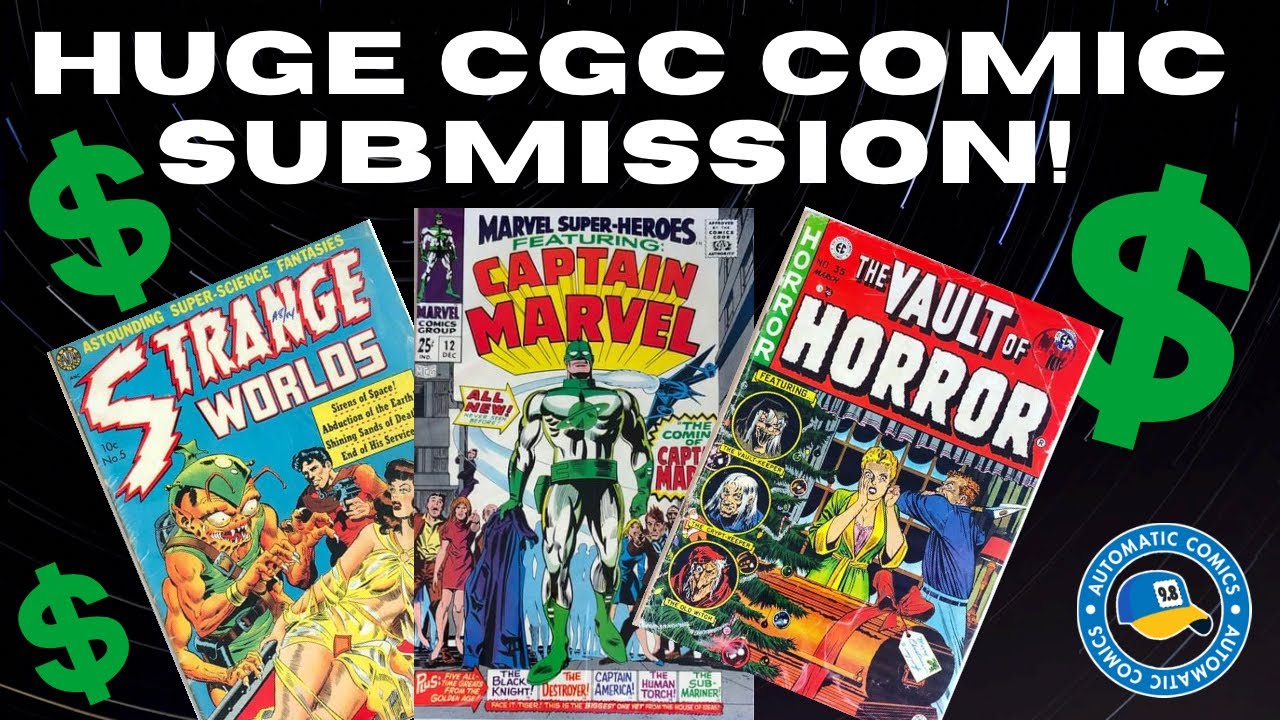 CGC Comic Submission! Big Keys and Grade Estimates! - YouTube