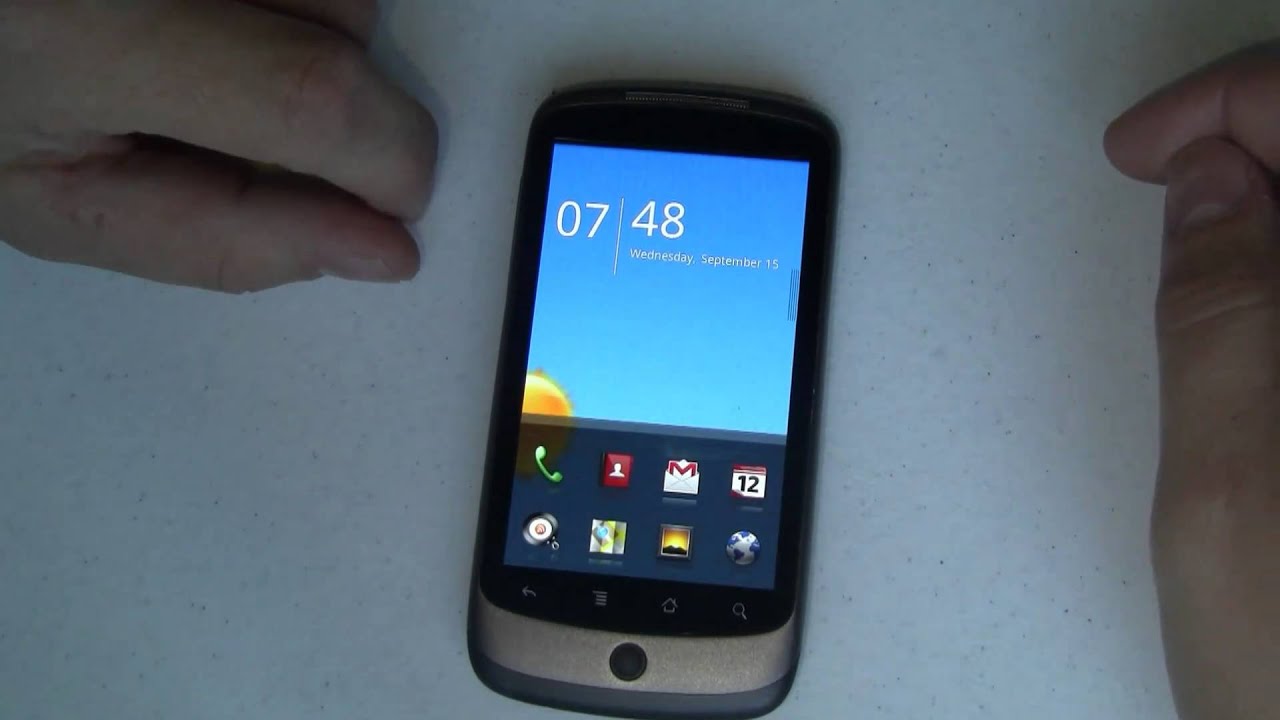 Running the Acer Launcher app on the Nexus one | Pocketnow - YouTube