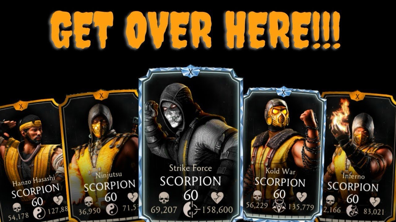 Mortal kombat mobile Battle mode Diamond strike force Scorpion Gameplay ...