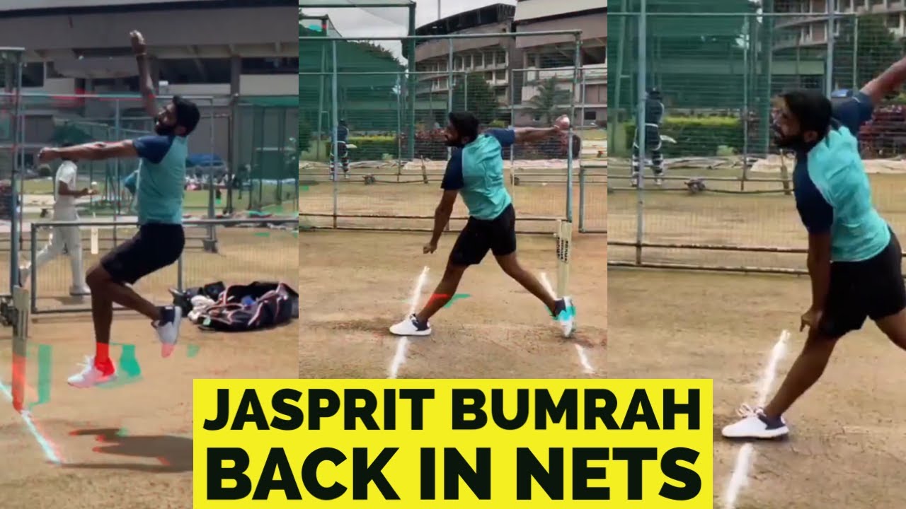 Jasprit Bumrah Latest Net Practice Video After Injury | Team India ...
