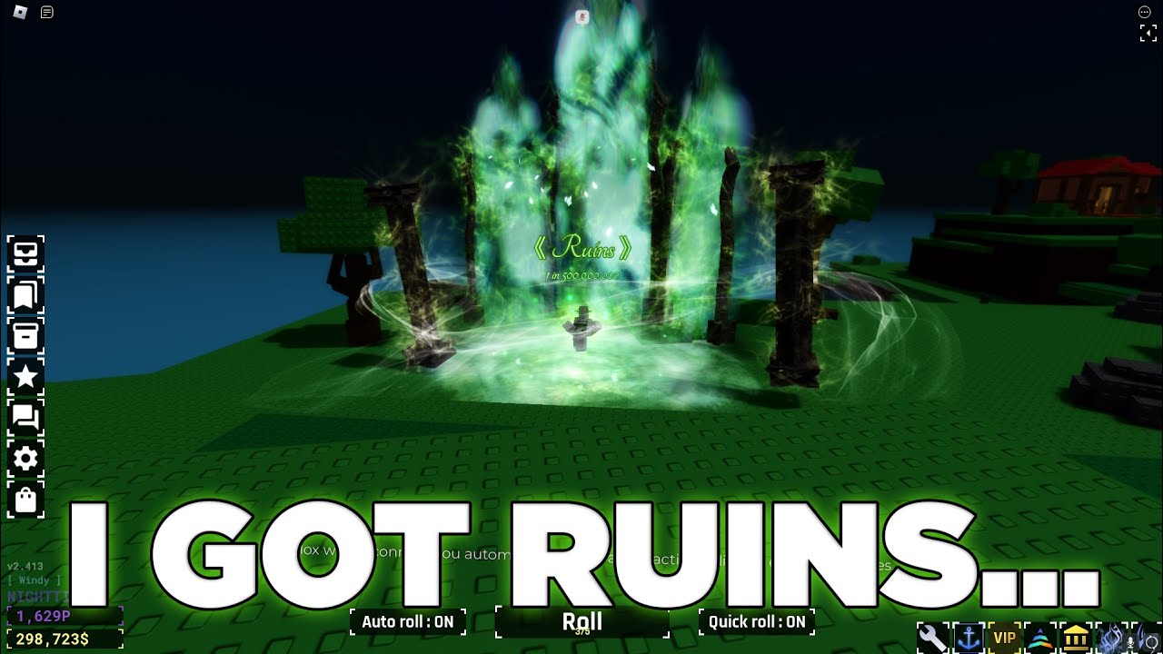 I GOT RUINS... | ROBLOX SOL'S RNG - YouTube