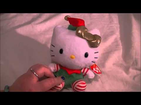HelloKittyGoodies - Hello Kitty TY Elf Christmas Plush - YouTube