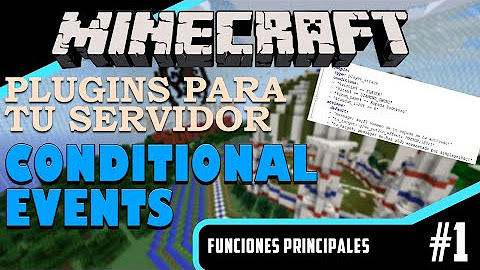 Minecraft Plugin ConditionalEvents - YouTube