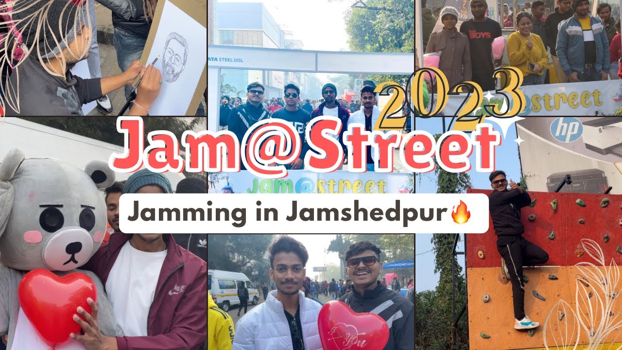 Jamming at Jam@Street🥳 2023|| JAMSHEDPUR📍|| Sakchi Jam@Street VLOG 🔥🔥 ...