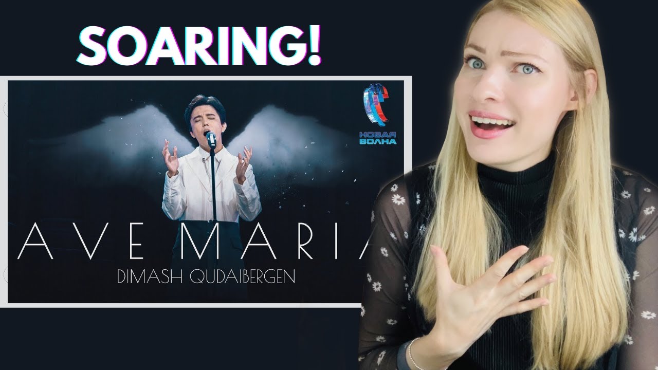 Vocal Coach Reacts: DIMASH singing AVE MARIA New Wave 2021! - YouTube