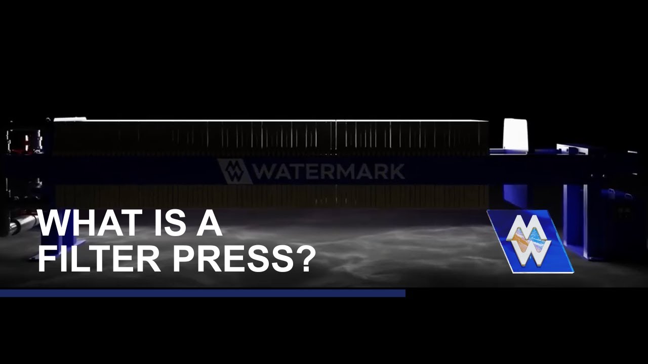 What Is a Filter Press? M.W Watermark - YouTube