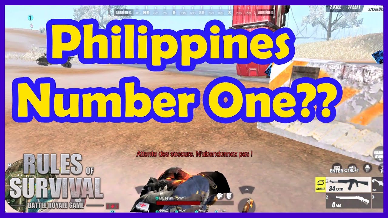 Philippines Number One? | Rules of Survival | My Best Plays in 2018 ...