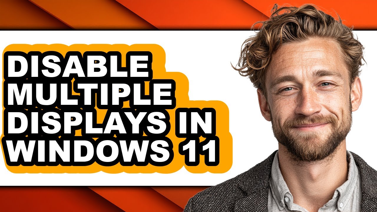 How to Disable Multiple Displays in Windows 11 - Step by Step - YouTube