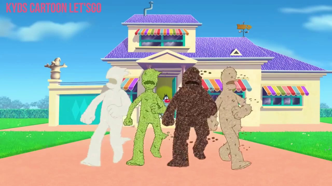 Oggy The flour man - YouTube
