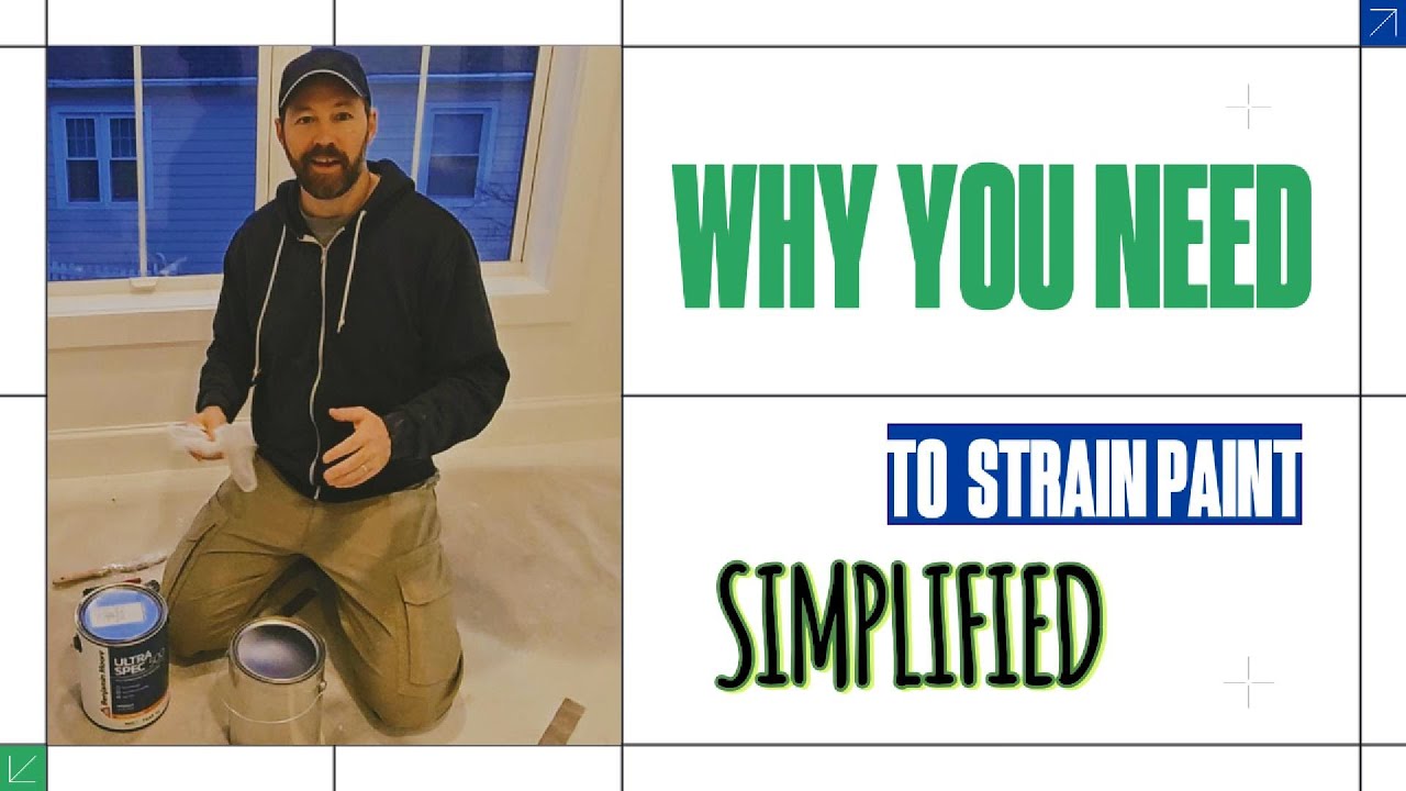 Why You "[Need To Strain Paint]" !!!! - YouTube