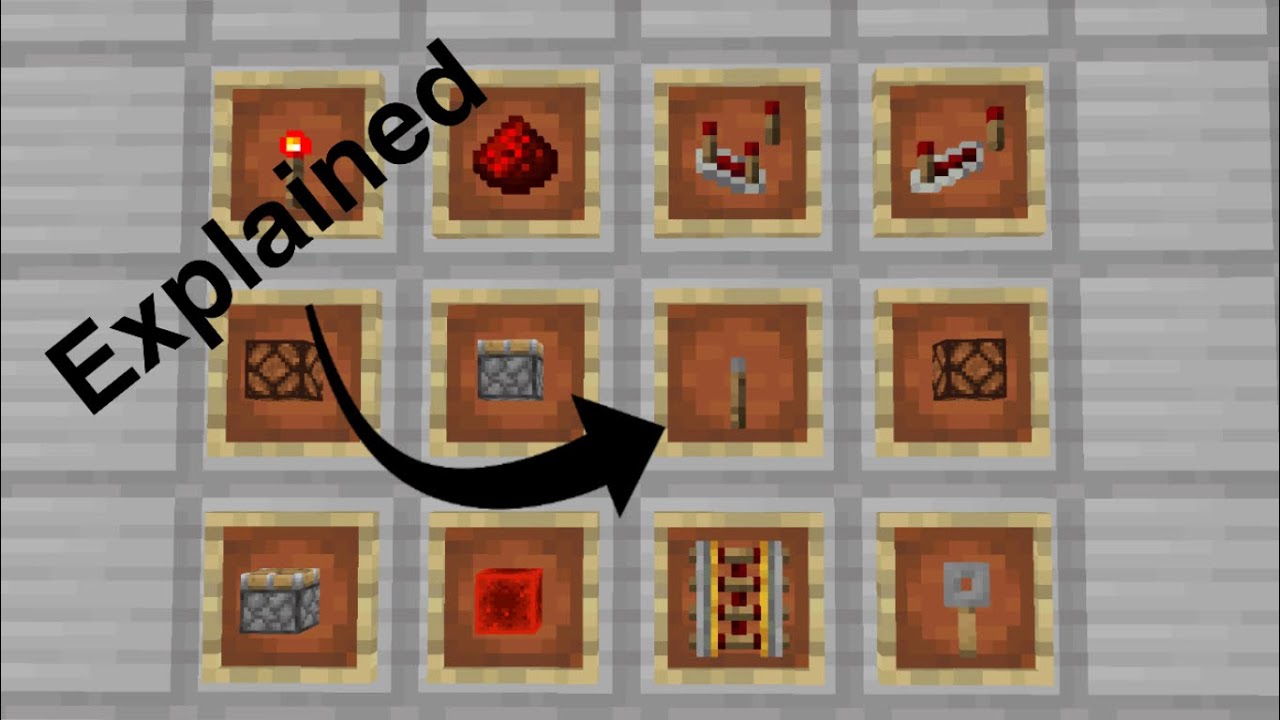 #20 Basic Minecraft Redstone Controls- Bedrock Edition!!! - YouTube