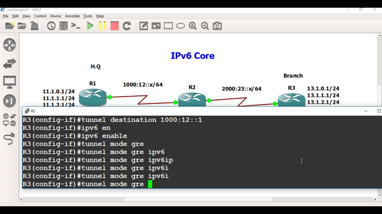 Ipv4 To Ipv6 Tunnel Youtube