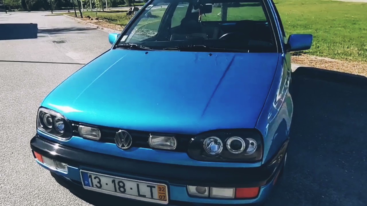 Golf mk3 blue - XAphotography photo session - YouTube