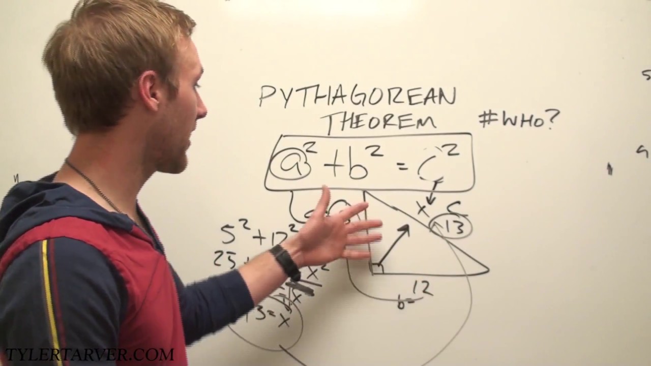 How To Do The Pythagorean Theorem A2 B2 C2 YouTube