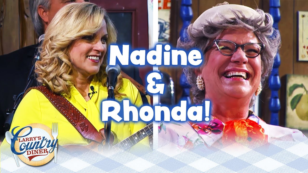 NADINE chats it up with old friend RHONDA VINCENT on Larry's Country ...