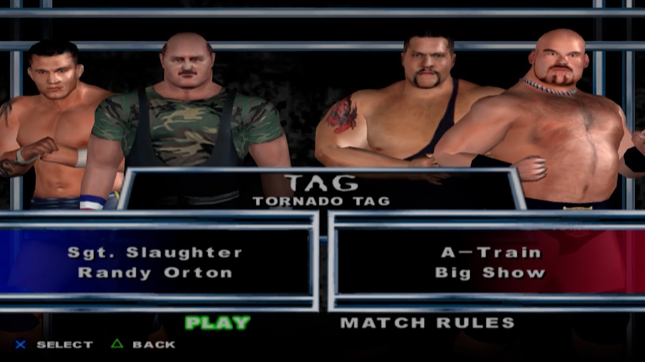 WWE SmackDown! Here Comes the Pain - Sgt. Slaughter x Randy Orton VS A ...