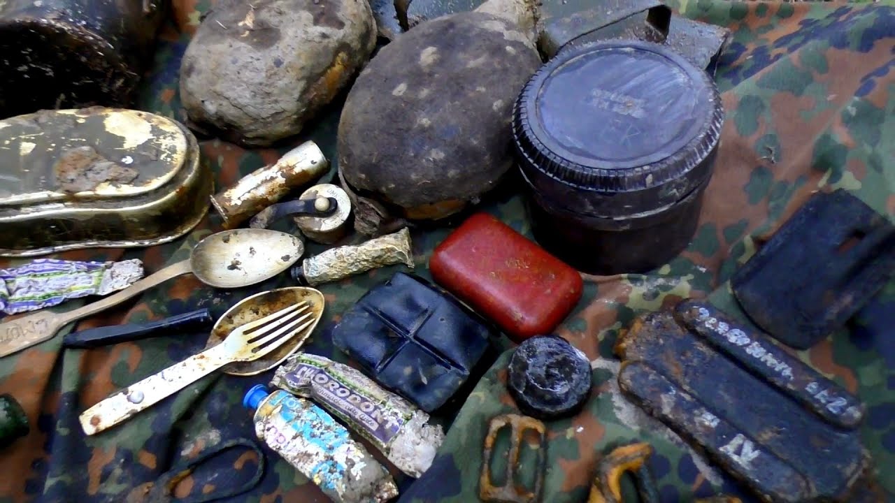 Жирная немецкая палатка WW2 Fat German dugout with finds ENG SUBs - YouTube