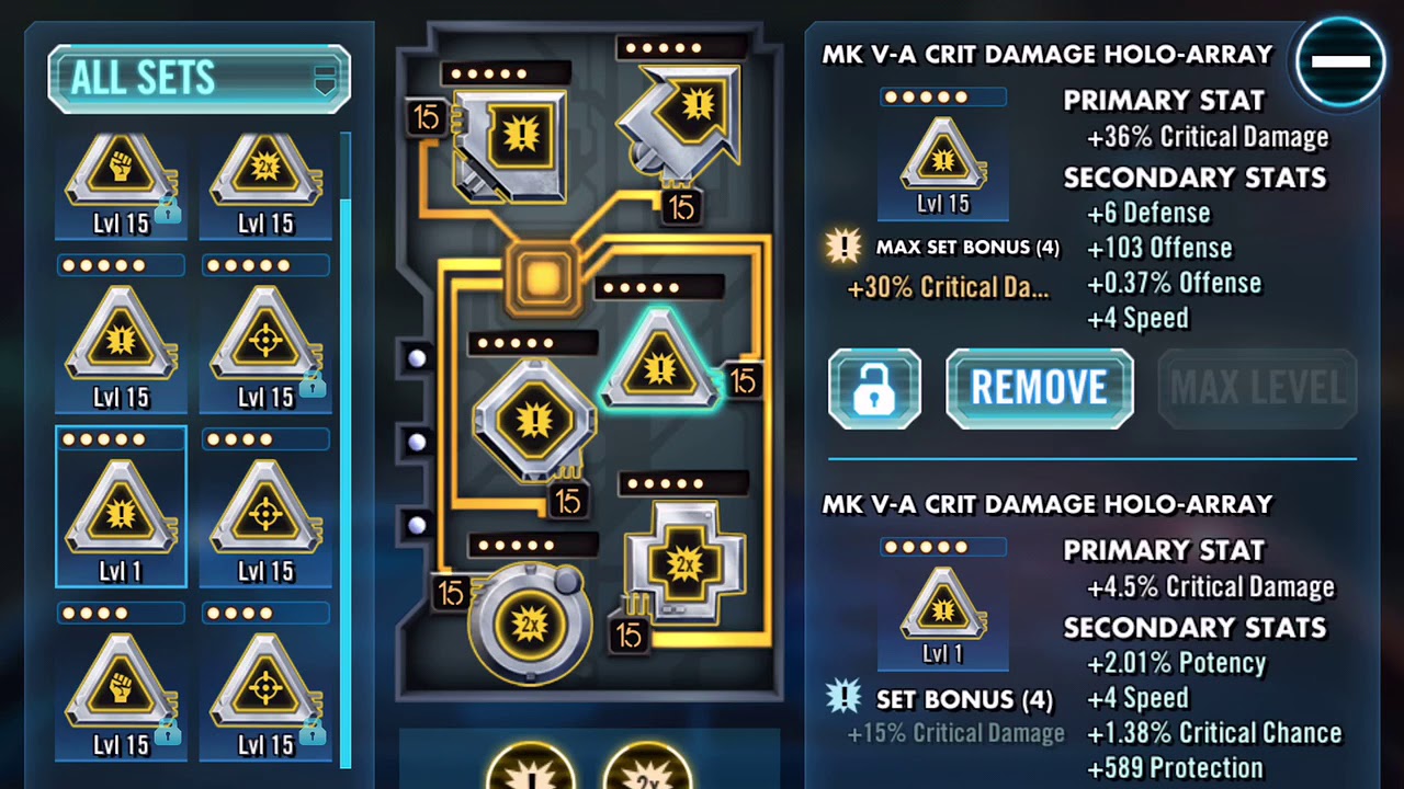 SWGOH Mod Farming - YouTube