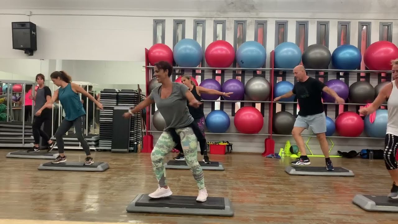 Clase de Step Party #12 (Parte 1) - YouTube