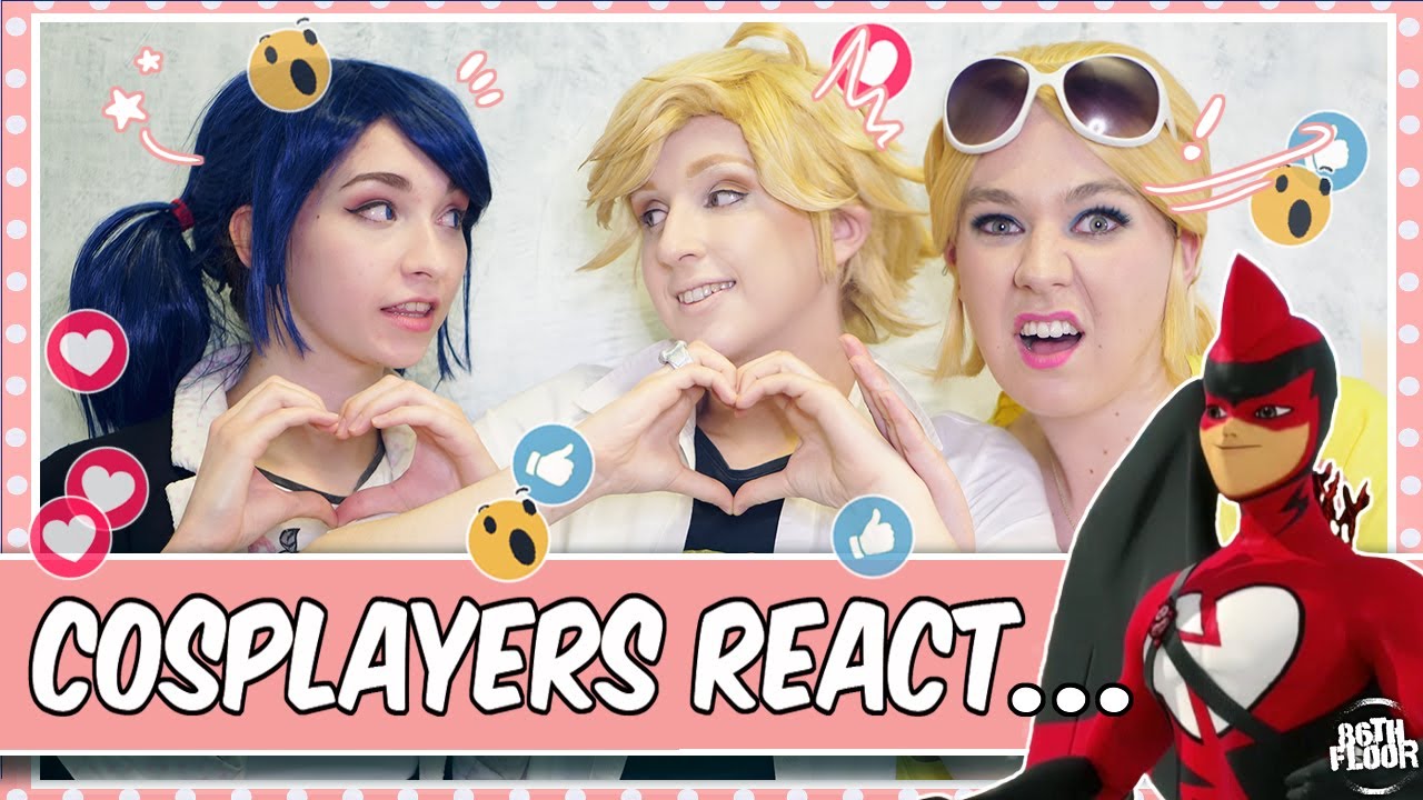 Cosplayers React to Miraculous Ladybug - Dark Cupid 💘 - YouTube
