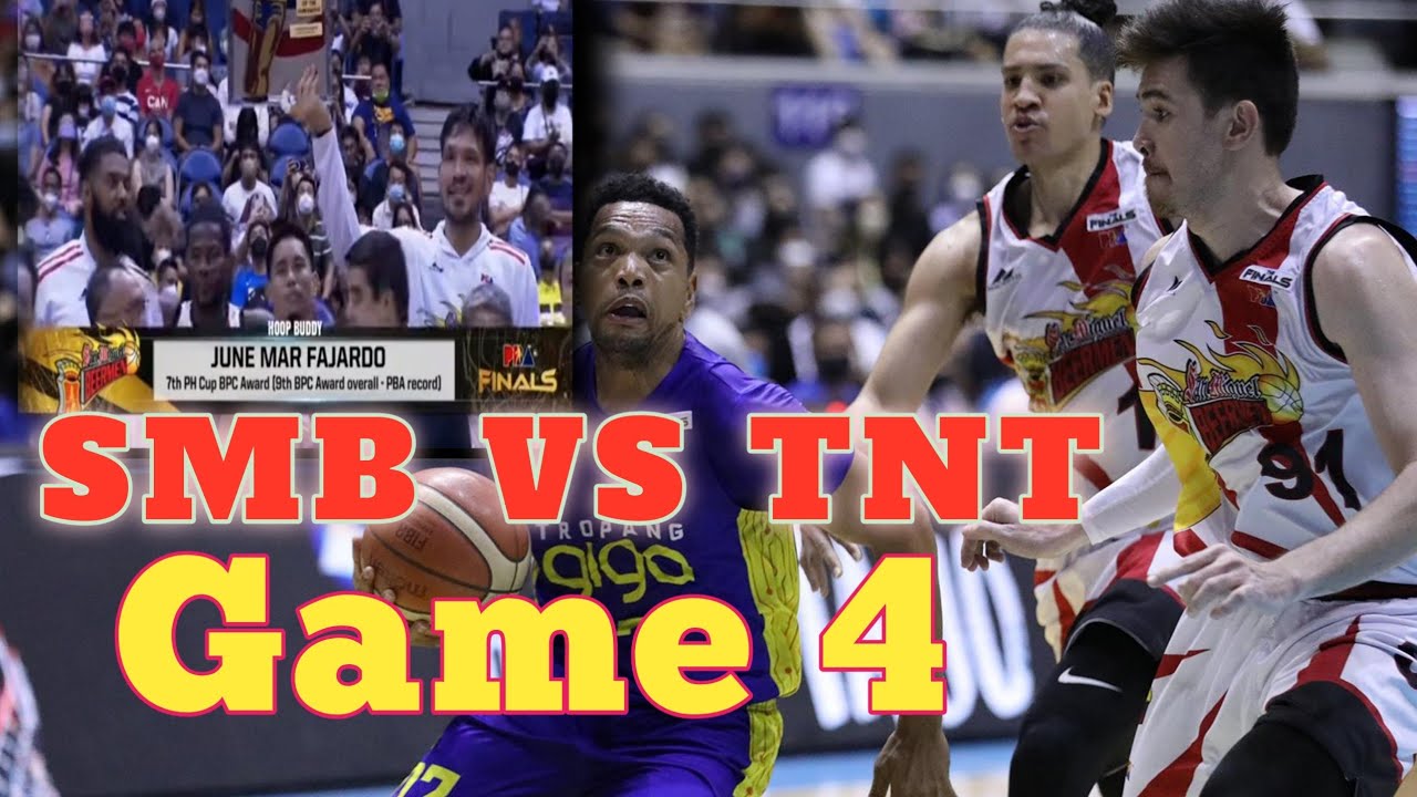 SMB VS TNT GAME 4 PBA FINALS | BEST PLAYER OF THE CONFERENCE JUNE MAR ...