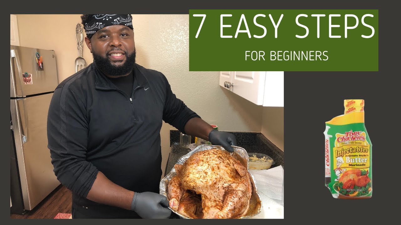 How to: WASH AND INJECT A TURKEY FOR BEGINNERS | Tony Chachares Butter ...