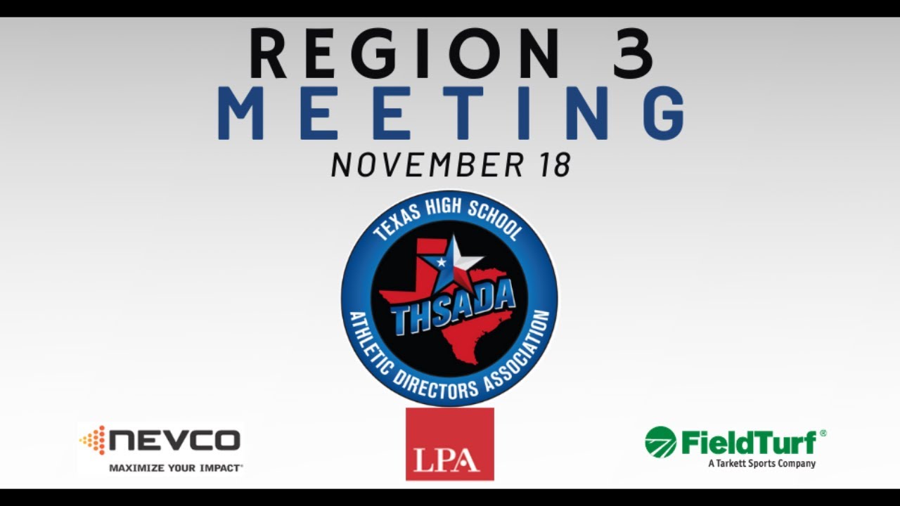 THSADA Region 3 Meeting: November 18, 2020 - YouTube