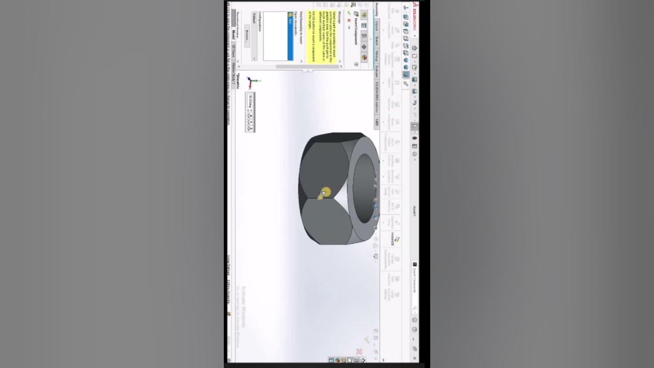 Parallel Mate In SolidWorks - YouTube