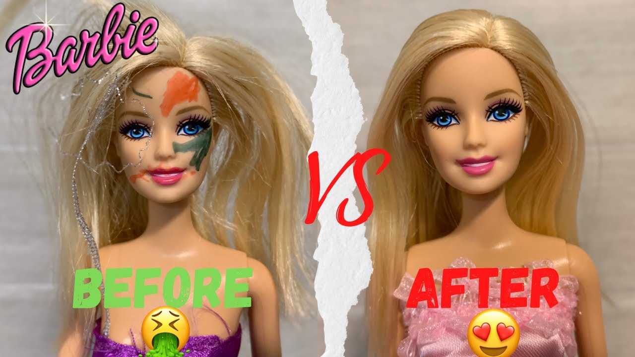 Barbie: AMAZING Makeover Transformation😍 (Hair Hack and Ink Removal ...