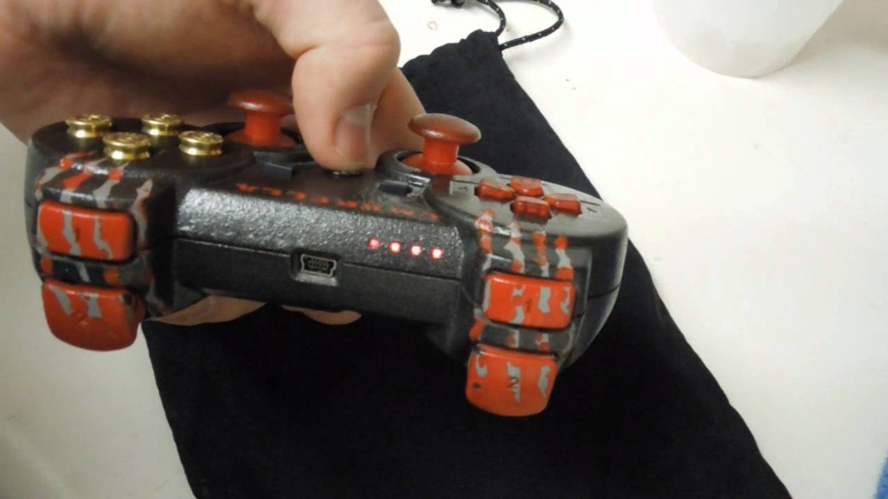 Resident Evil Custom PS3 Controller - YouTube