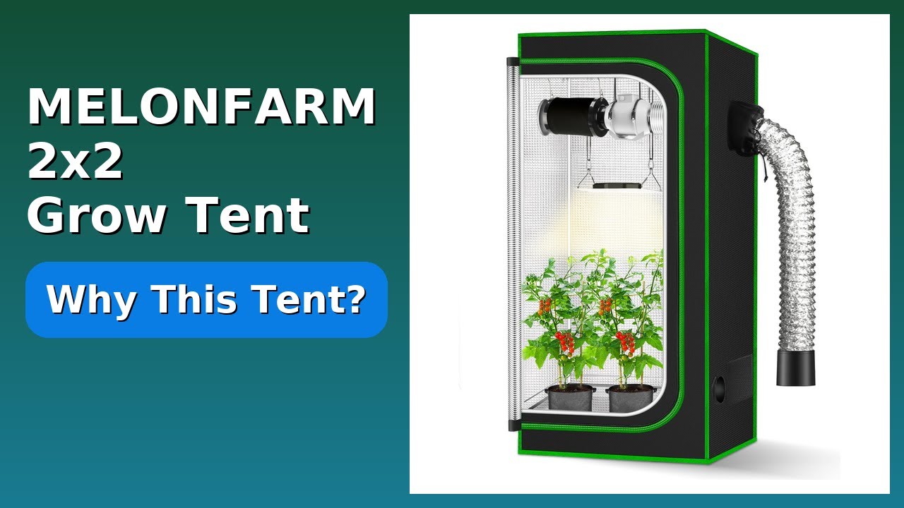 REVIEW (2026): MELONFARM 2x2 Grow Tent. Features. - YouTube