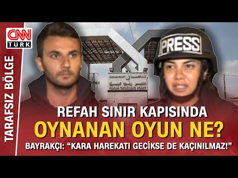 CNN Türk Ekibi Savaşın Merkezinde! Fulya Öztürk ve Halil Kahraman Gazze Sınırından Aktardı