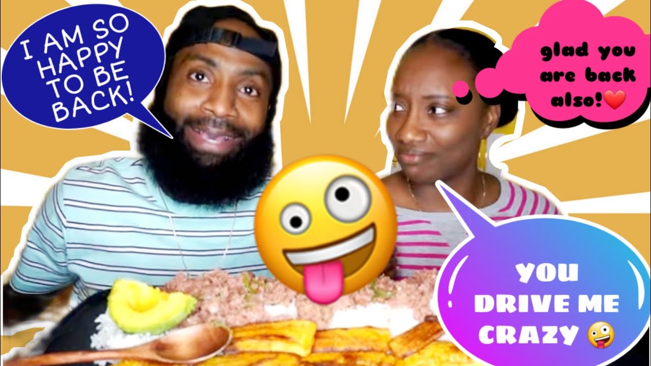 RICHIE IS BACK! IS HE STILL MAD?😡|| BULLY BEEF AND WHITE RICE EATING ...