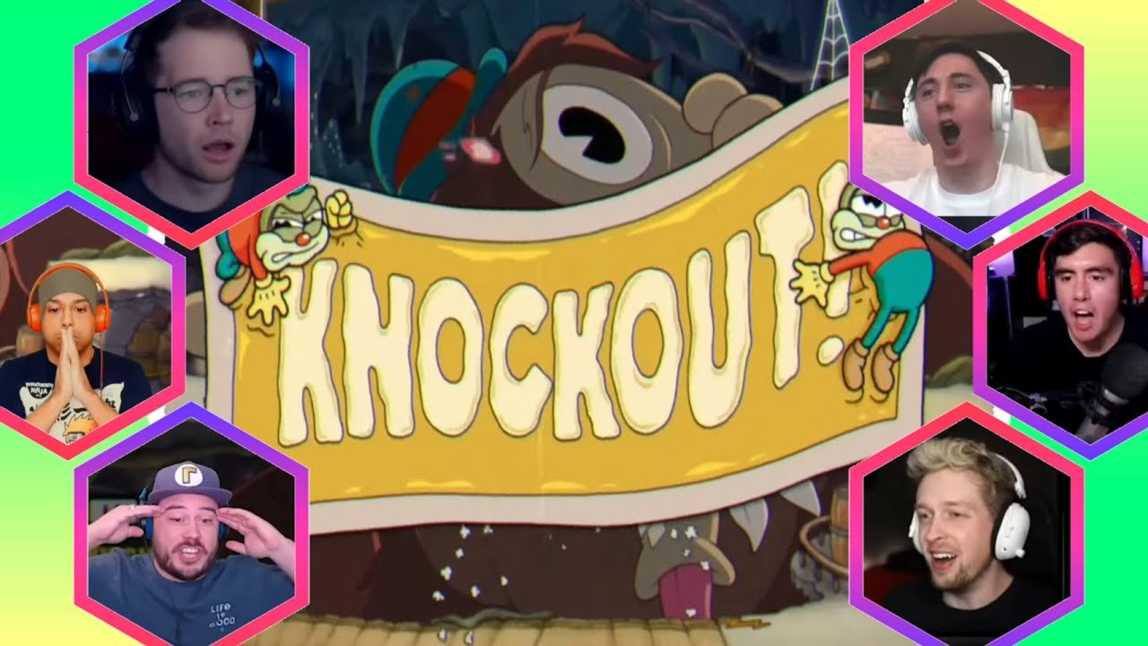 Gamers React to : Fake Knockout [Cuphead] - YouTube