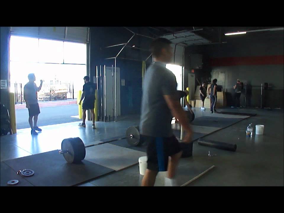 Paul Castaneda from CrossFit Inland Empire Hang Snatch 237 lbs. - YouTube
