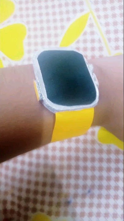 From Sketch to Smart: Make Your Own Paper Smart Watch - YouTube
