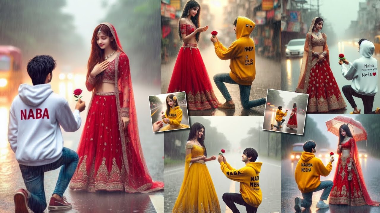 Girls' Propose Photo Editing | Rose Day Viral photo editing | Valentine ...