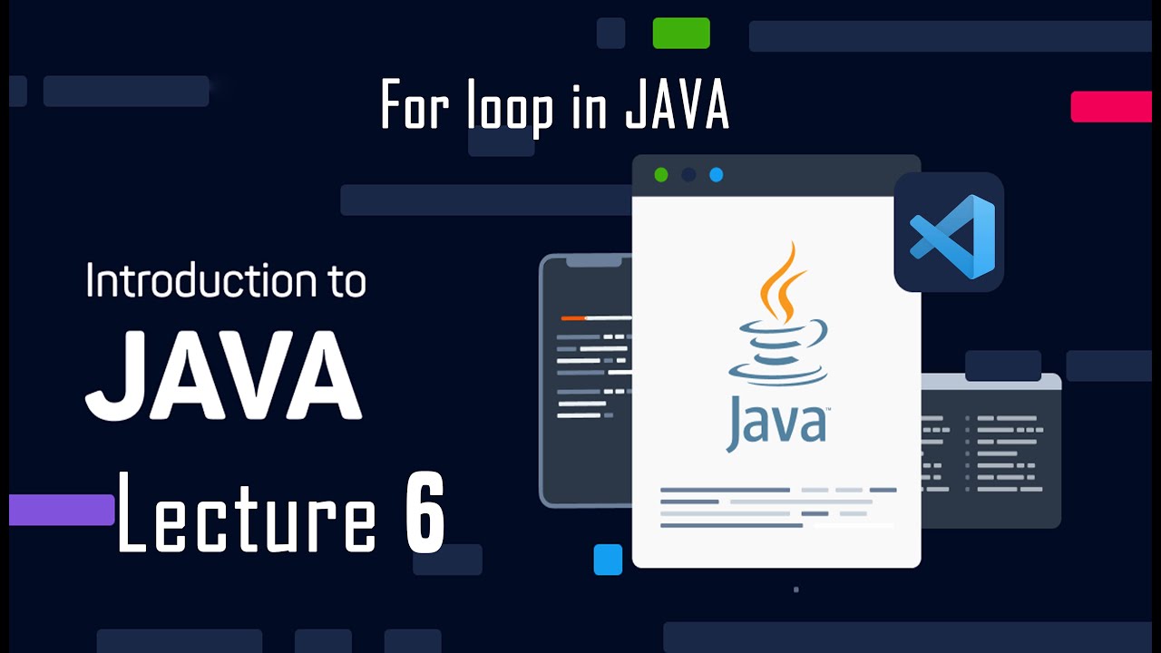 lecture 6 | For loop in java | Introduction to JAVA | coding - YouTube