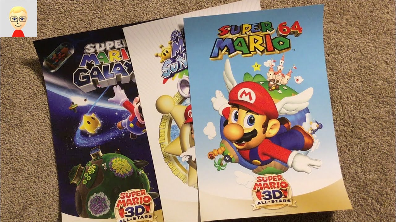 Review of the Super Mario 3D All-Stars Poster Set from My Nintendo ...