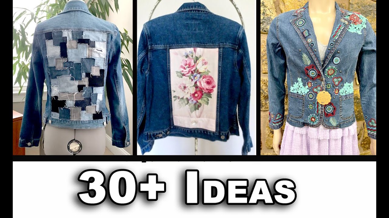 30+ Jean Jacket Upcycle Ideas to Update Your Wardrobe - YouTube