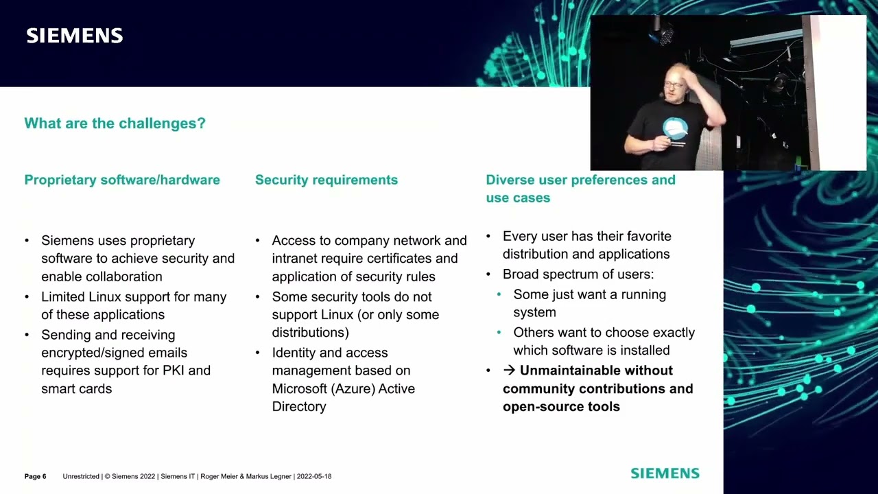 Building a Linux client at Siemens - YouTube