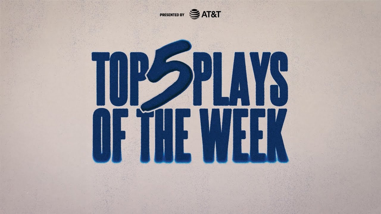 Top 5 Plays of the Week! - YouTube