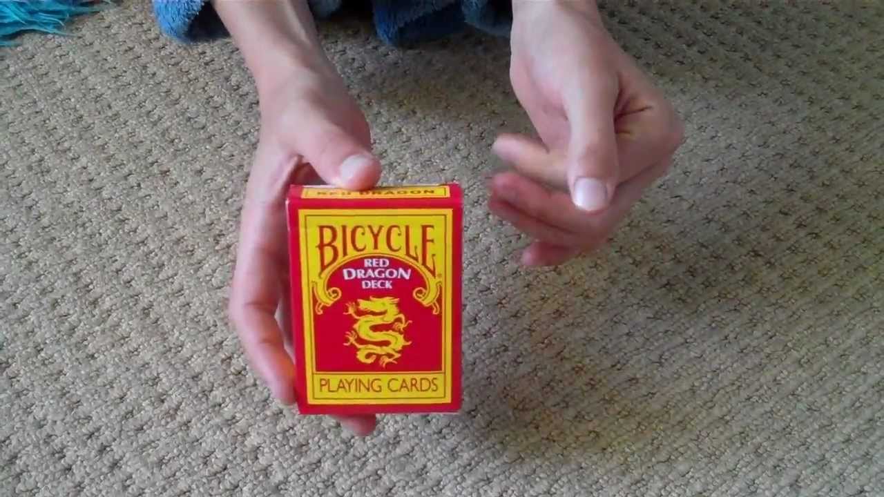 Bicycle Red Dragon Deck - REVIEW - YouTube