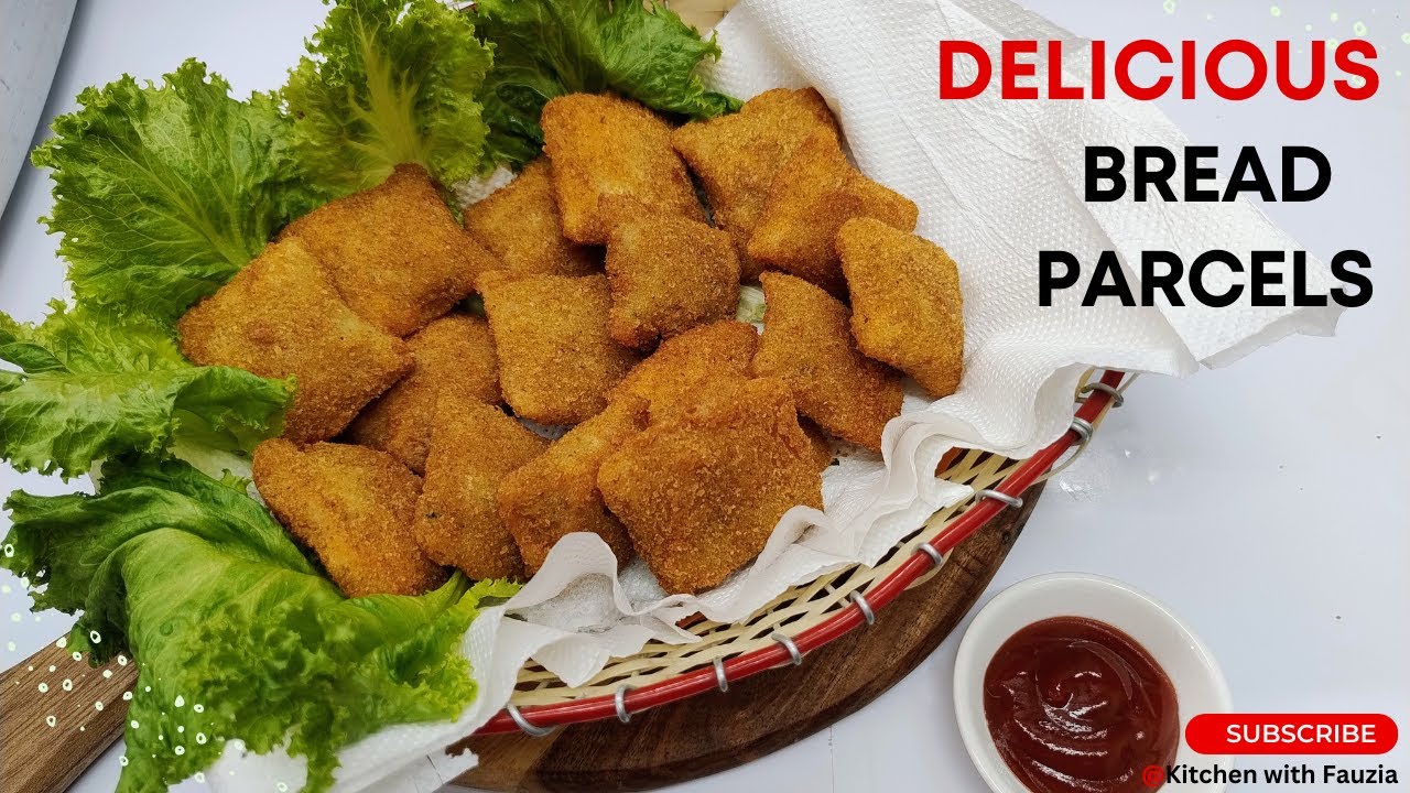 Bread Parcels, Bread bites, Snack Recipe, Ramzan Special Crispy Bread ...