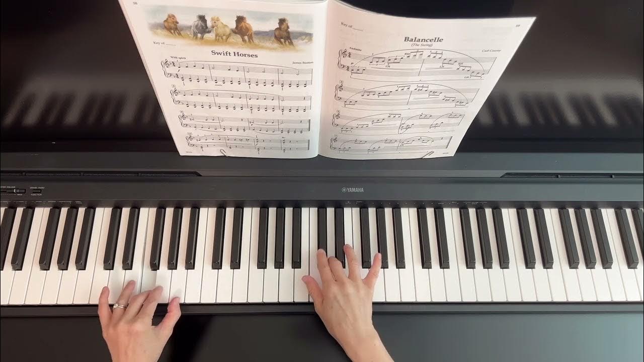 Swift Horses (P.58) Bastien New Traditions, All In One Piano Course. 3A ...