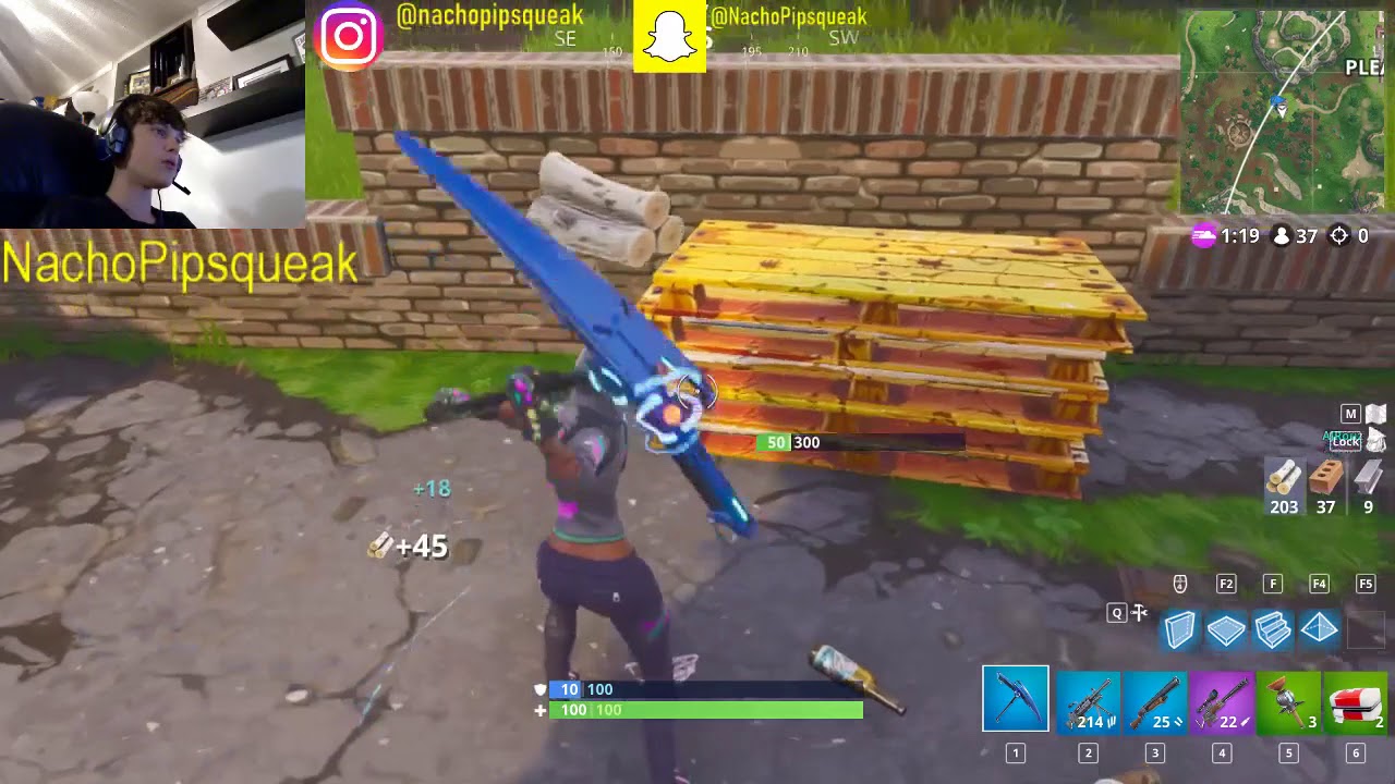 Fortnite Battle Royale Duos **LUCKY GAME WINNING KILL**! - YouTube